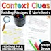 Context Clues Activities: Reading Passages Worksheets, Anchor Charts ...