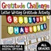 Gratitude Challenge Activities: Letter-writing for Thanksgiving and ...