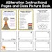 Alliteration Activities Task Cards, Anchor Charts, and Worksheets ...