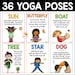 Printable Yoga Cards for Kids: Yoga Poses Posters for Cool Down Corner ...