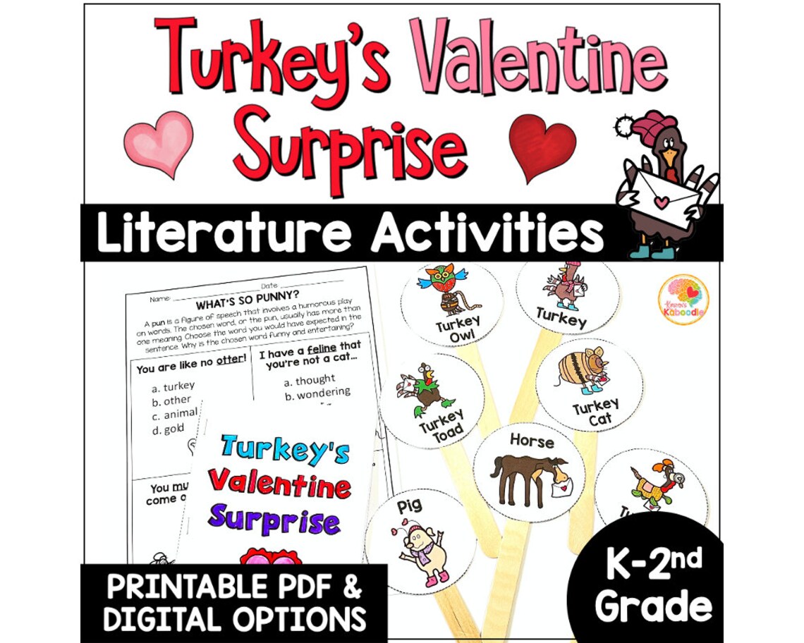 Turkey's Valentine Surprise Activities for Kids, Turkeys Valentine ...