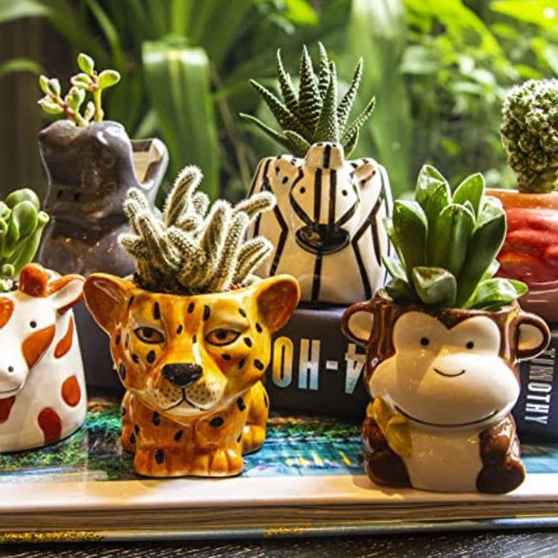 Animal Planters - Etsy