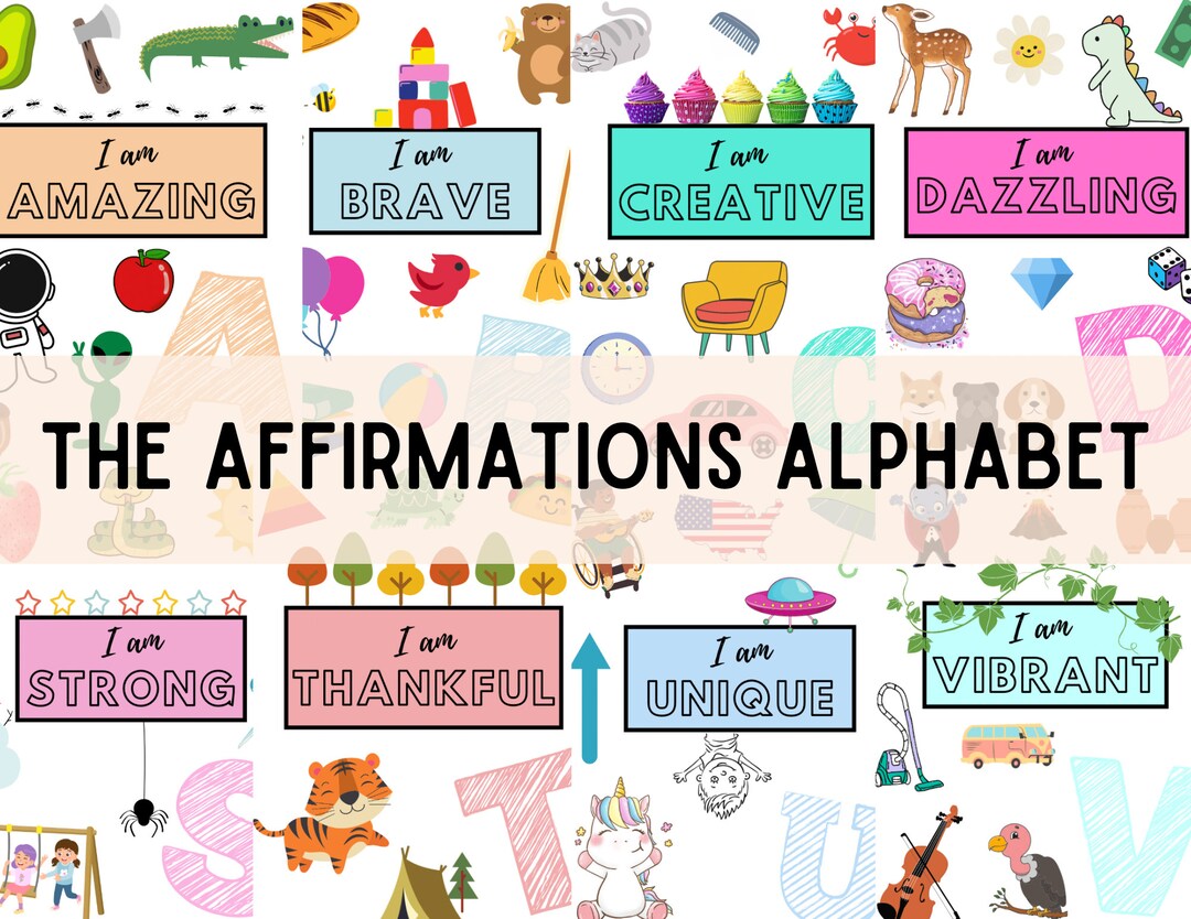 The Affirmations Alphabet - Etsy