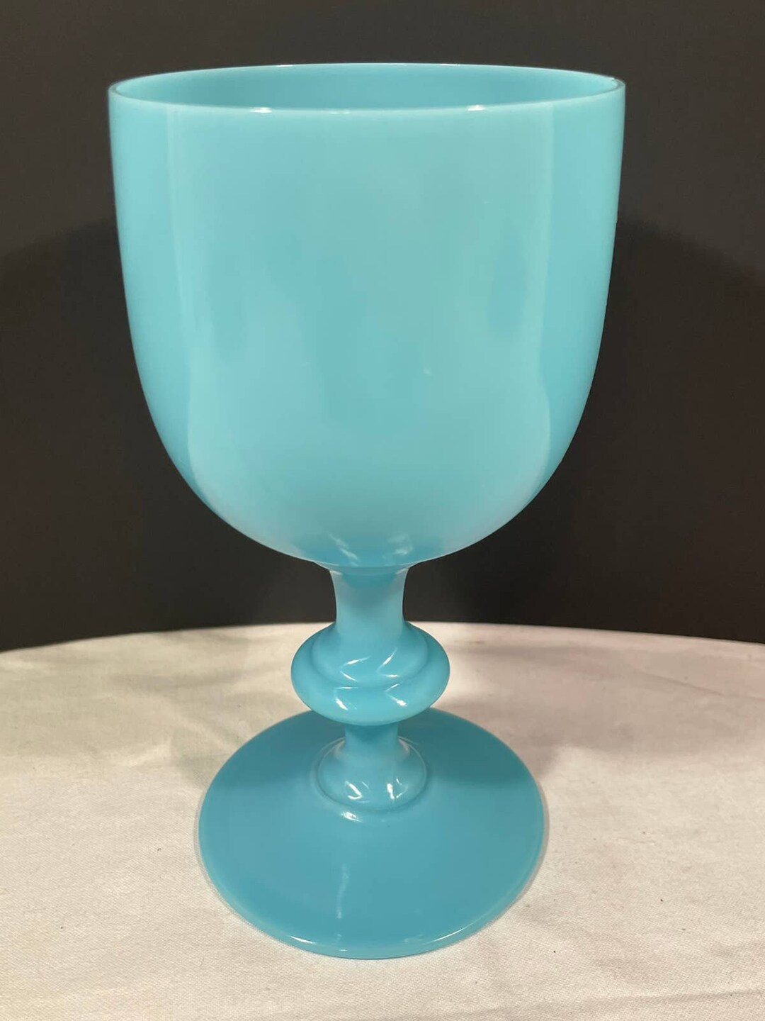 Portieux Vallerysthal Blue Opaline Glass Turquoise Wine or - Etsy