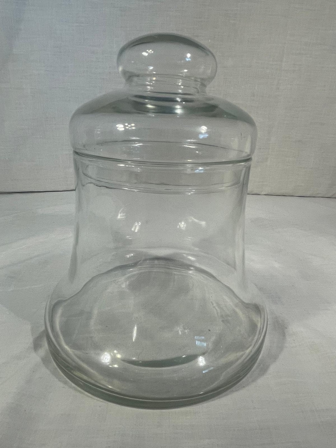 Vintage Libbey Clear Glass Christmas Bell Candy Jar Liberty Bell VGC - Etsy
