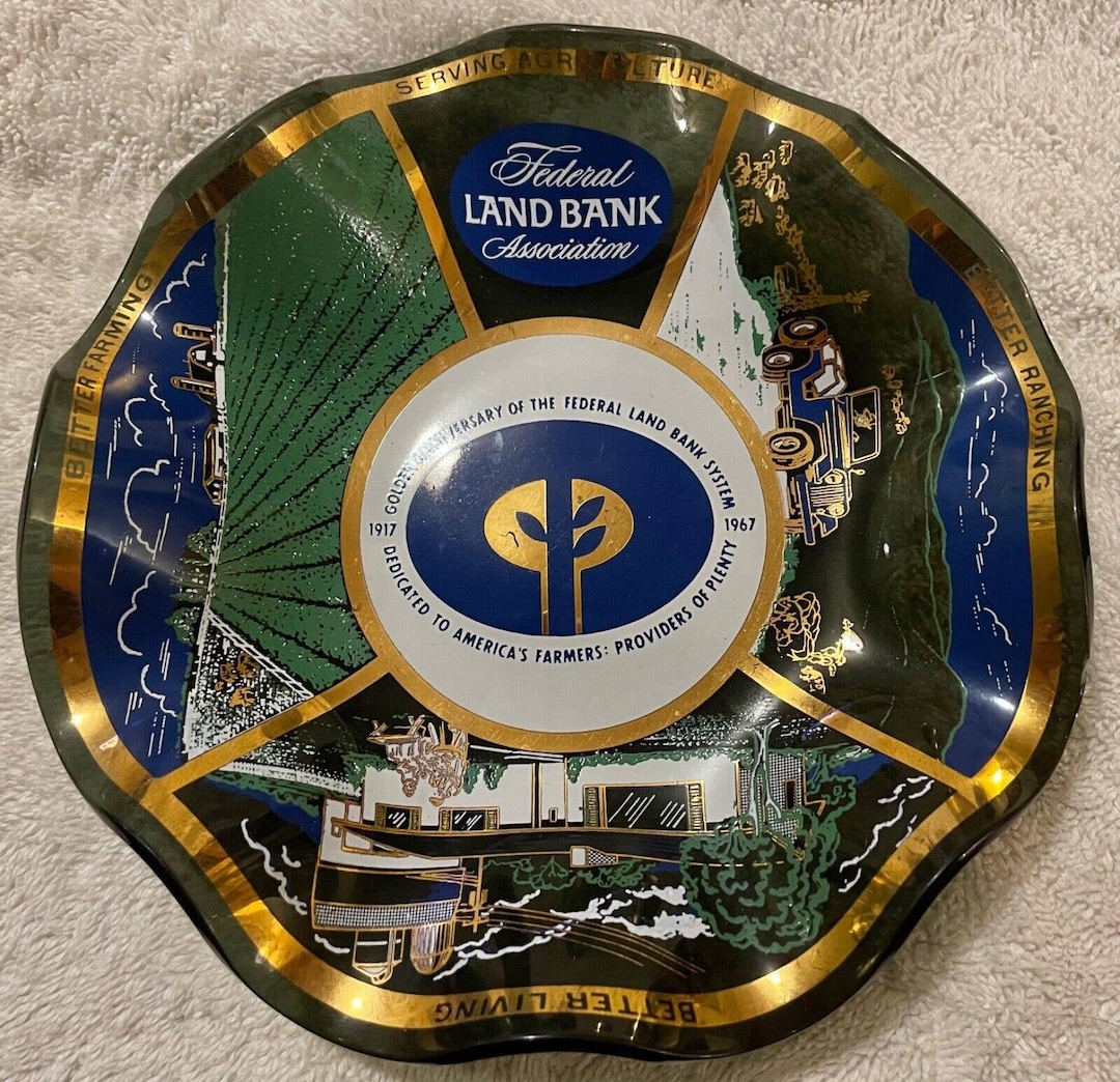 Vintage 1960's Federal Land Bank Commemorative Plate - Etsy