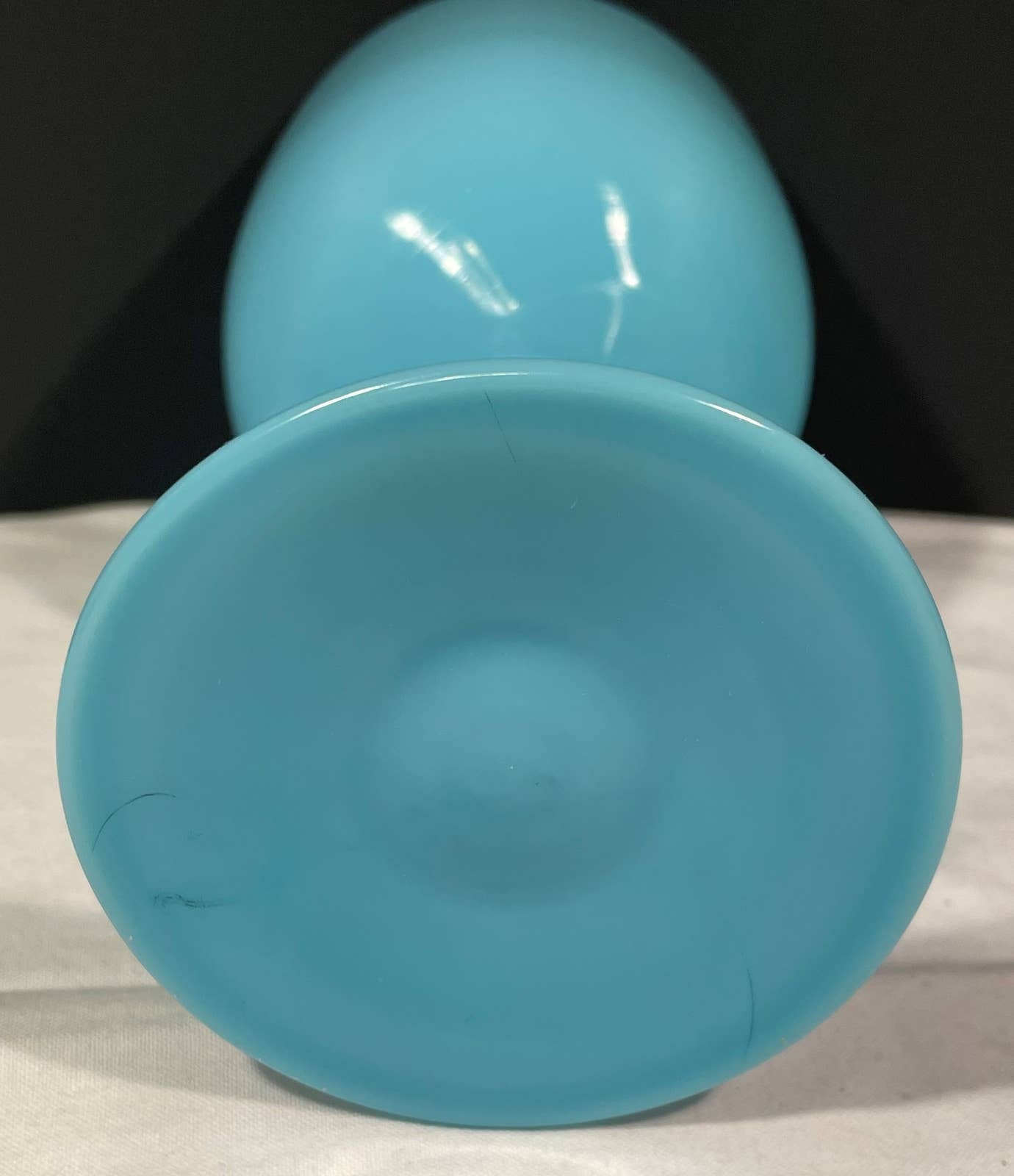 Portieux Vallerysthal Blue Opaline Glass Turquoise Wine or - Etsy