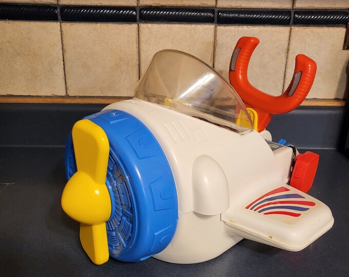 Vintage Fisher Price Fun Flyer Toy Flight Simulator Airplane - Working ...
