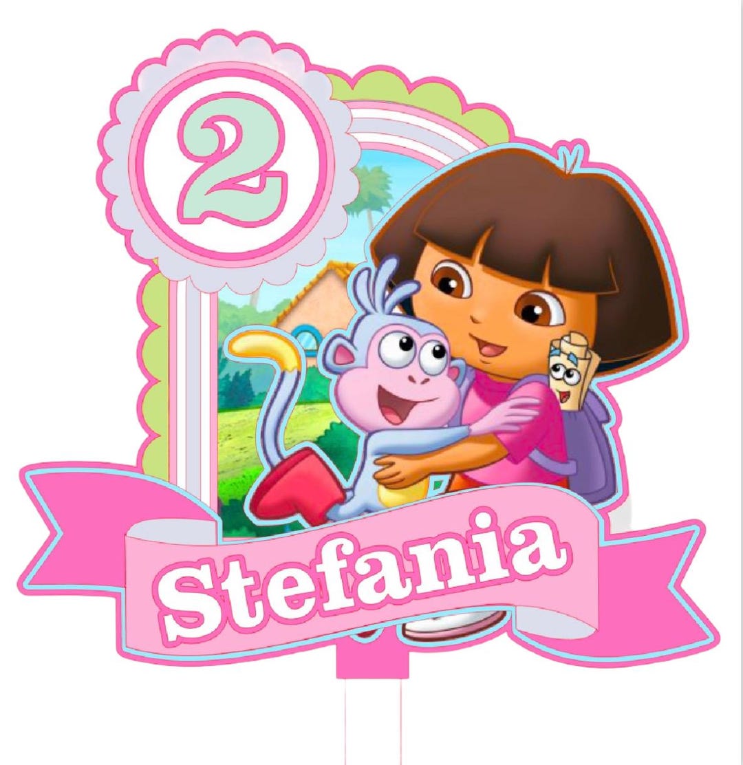 Dora Cake Topper - Etsy