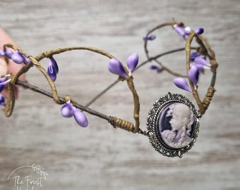 Red Crown Crystal Siam Tiara Ruby Branch Forest Crown Folk Diadem, - Etsy