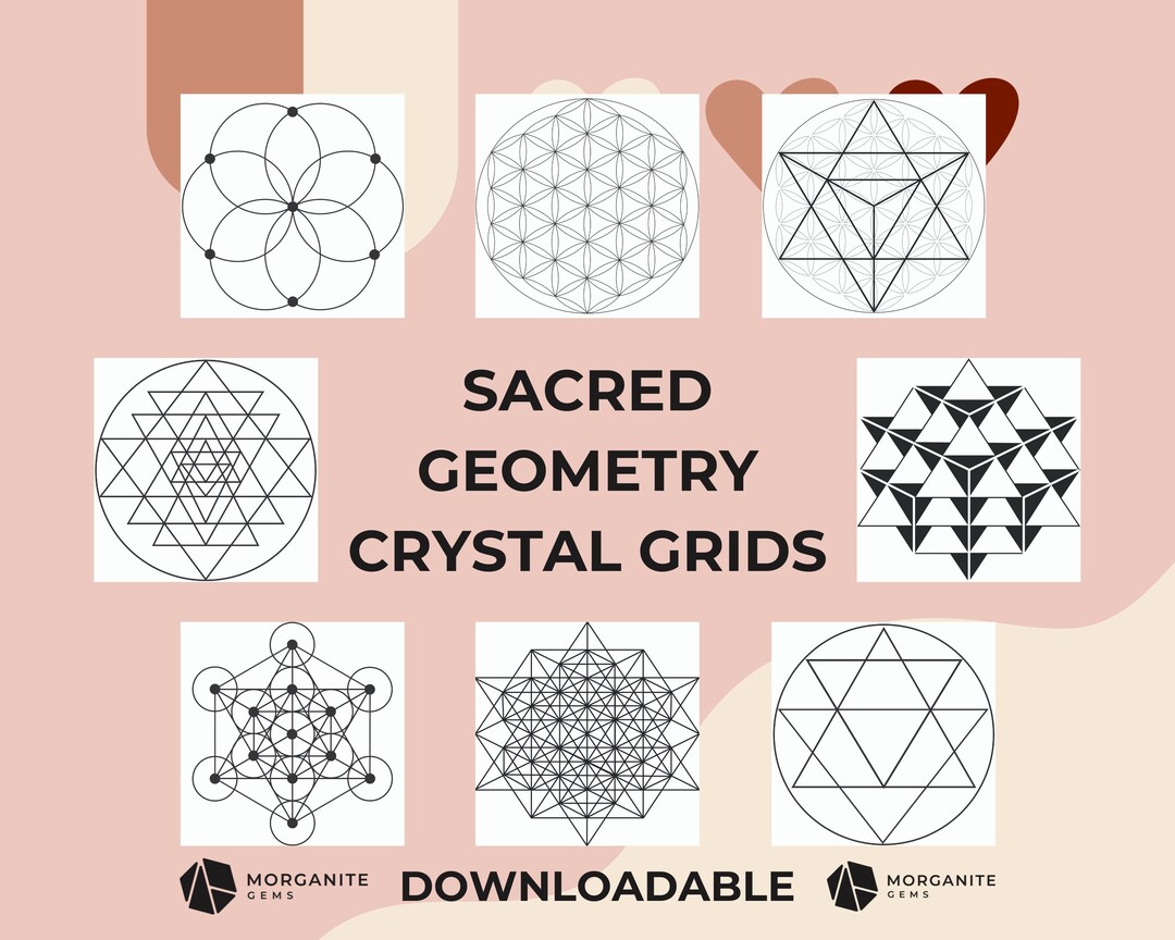 Sacred Geometry Crystal Grid Download, Sacred Geometry Grids, Crystal ...