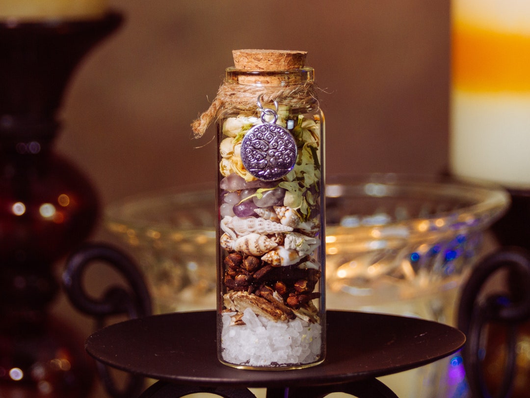 Anxiety Relief Manifestation Jar, Anxiety Relief Spell Jar, Intention ...