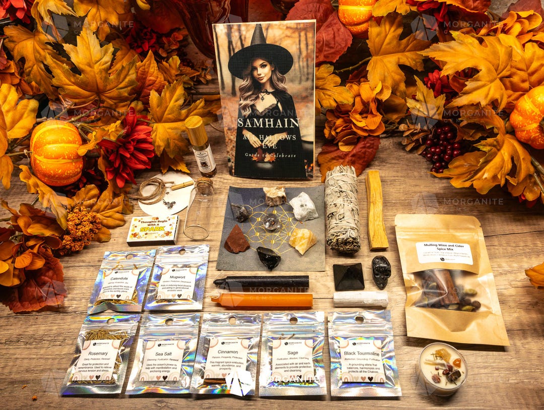 Samhain Ritual Box, Samhain Altar Box, Samhain Gift Box Set, Halloween ...