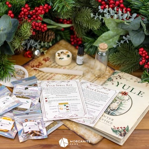 Yule Gift Box Set: Winter Solstice Ritual With Crystals & Candles - Etsy