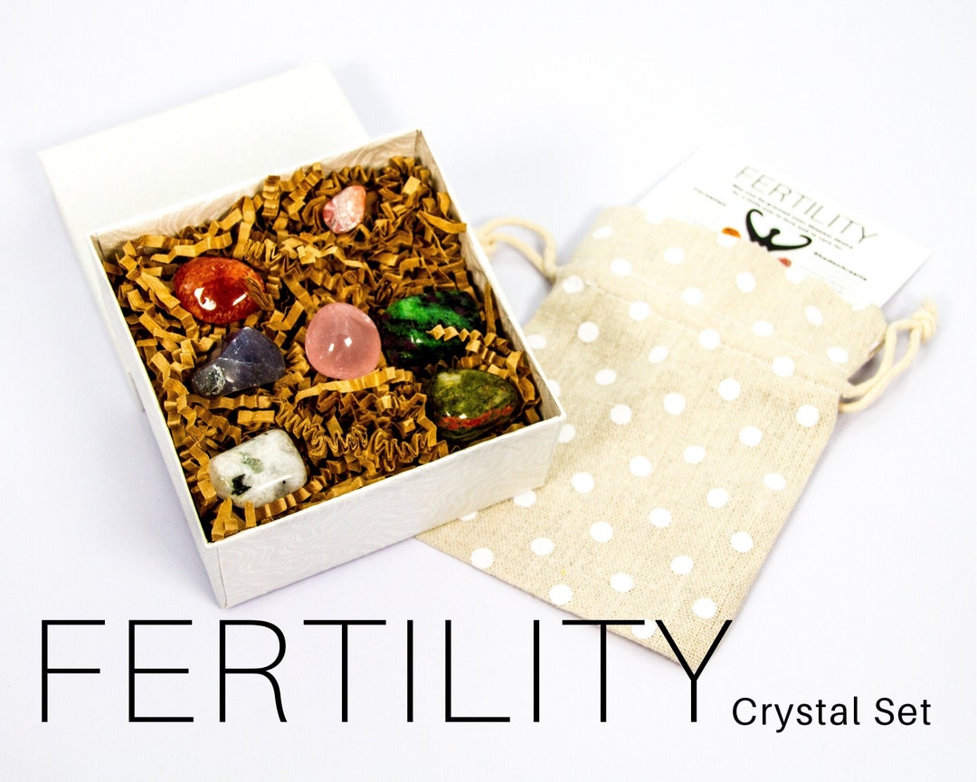 Fertility Crystal Set | Pregnancy Crystals Gift Set | Fertility Crystal ...