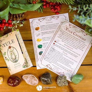 Yule Crystal Set, Winter Solstice Crystal Set, Winter Solstice Kit ...
