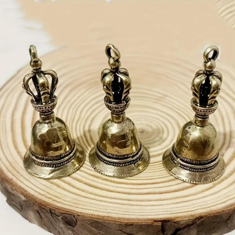 Brass Retro Small Bell - Etsy