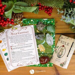 Yule Crystal Set, Winter Solstice Crystal Set, Winter Solstice Kit ...