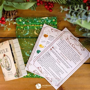 Yule Crystal Set, Winter Solstice Crystal Set, Winter Solstice Kit ...