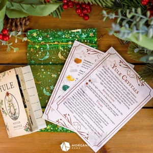 Yule Crystal Set, Winter Solstice Crystal Set, Winter Solstice Kit ...