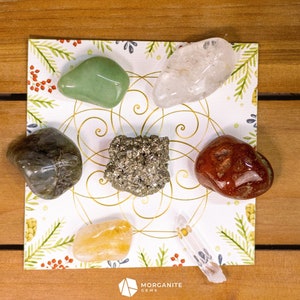 Yule Crystal Set, Winter Solstice Crystal Set, Winter Solstice Kit ...