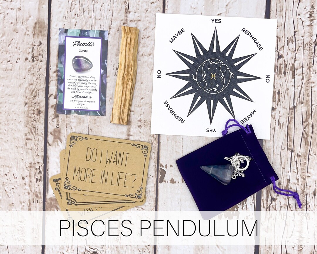 Pisces Pendulum Set Pendulum Dowsing Mat Set Pendulum Mat Set Pendulum ...