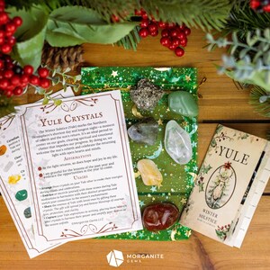 Yule Crystal Set, Winter Solstice Crystal Set, Winter Solstice Kit ...