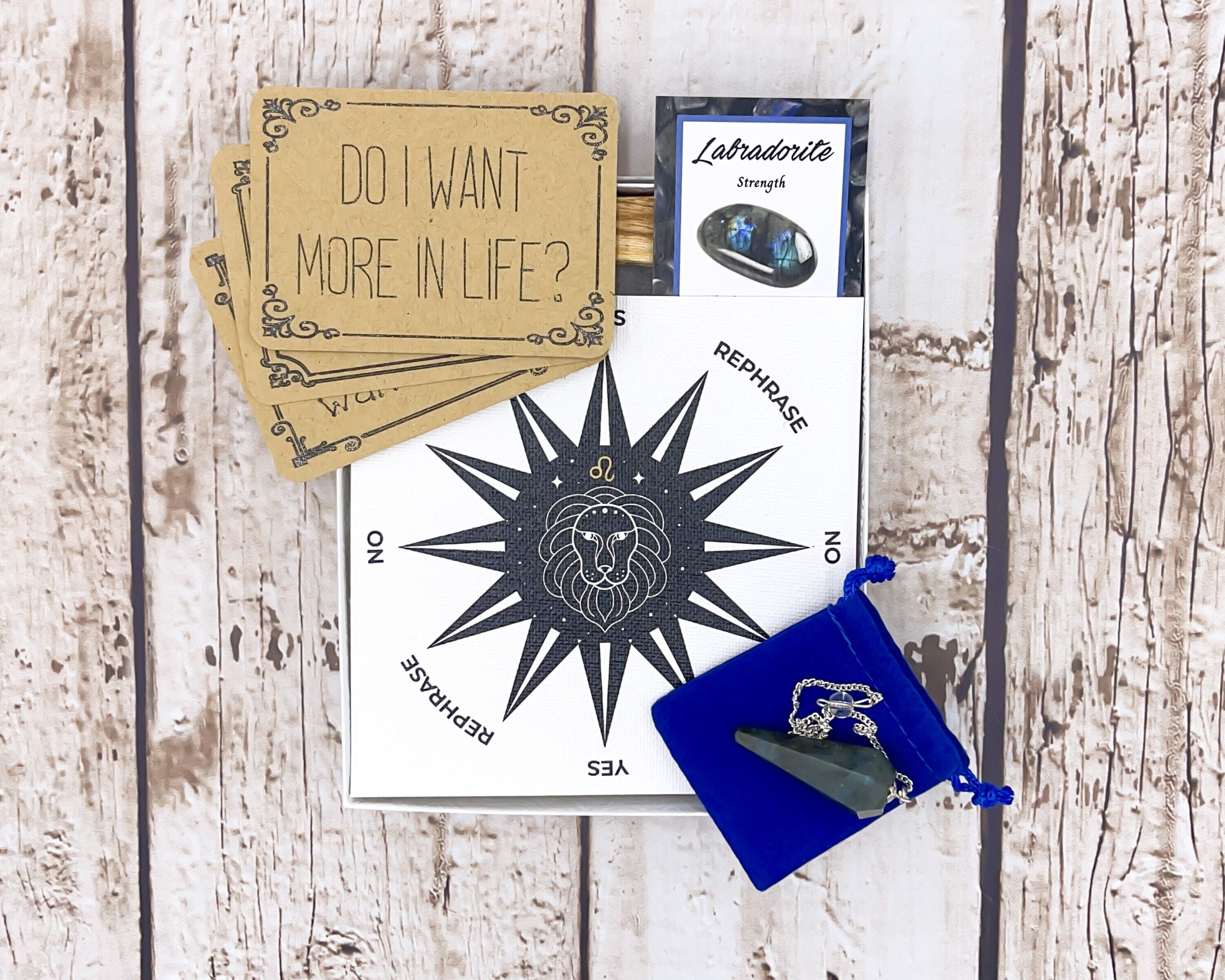 Leo Pendulum Set Pendulum Dowsing Mat Set Pendulum Mat Set Pendulum ...