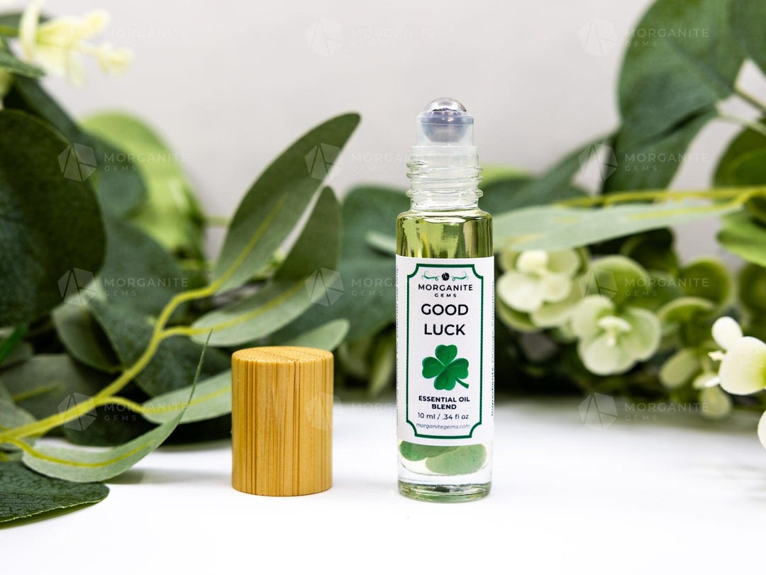 Good Luck Oil Blend: Crystal-infused Aromatherapy Roll-on - Etsy