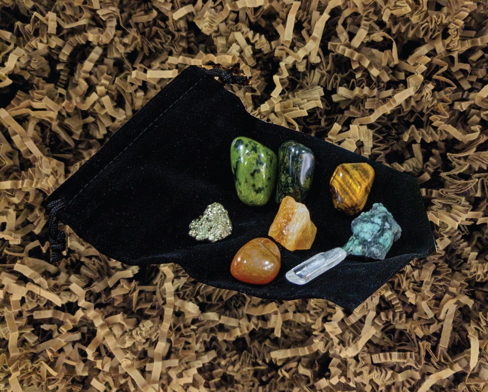 Prosperity Crystal Grid Set: Abundance Stones & Sacred Geometry Canvas ...