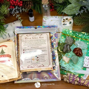 Yule Gift Box Set: Winter Solstice Ritual With Crystals & Candles - Etsy