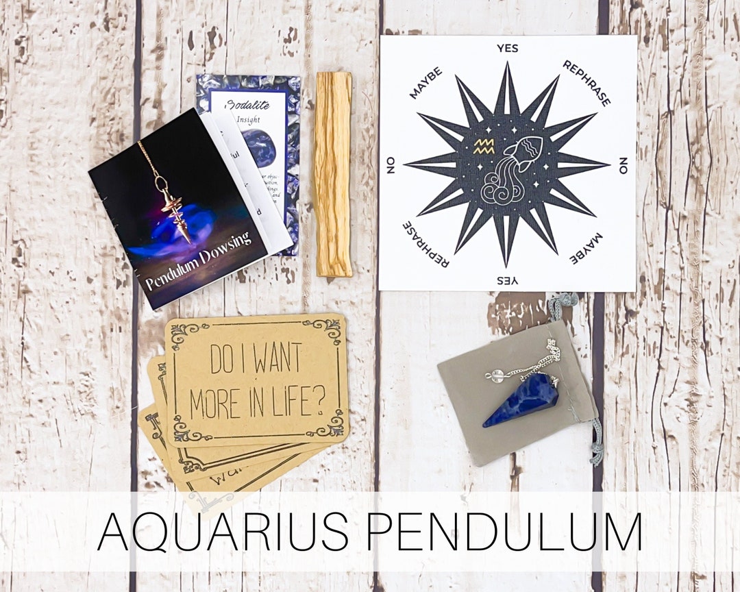 Aquarius Pendulum Set Pendulum Dowsing Mat Pendulum Mat Dowsing Kit Pendulum Reiki Healing Lapis ...