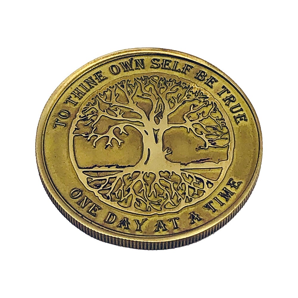 Sobriety Gift | Sobriety Coin | Sobriety | AA | One Day at a Time ...