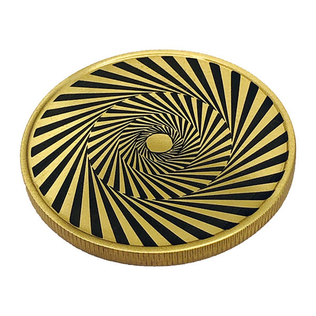 Optical Illusion Coin | EDC Coin | Decision Coin | Fidget Coin ...