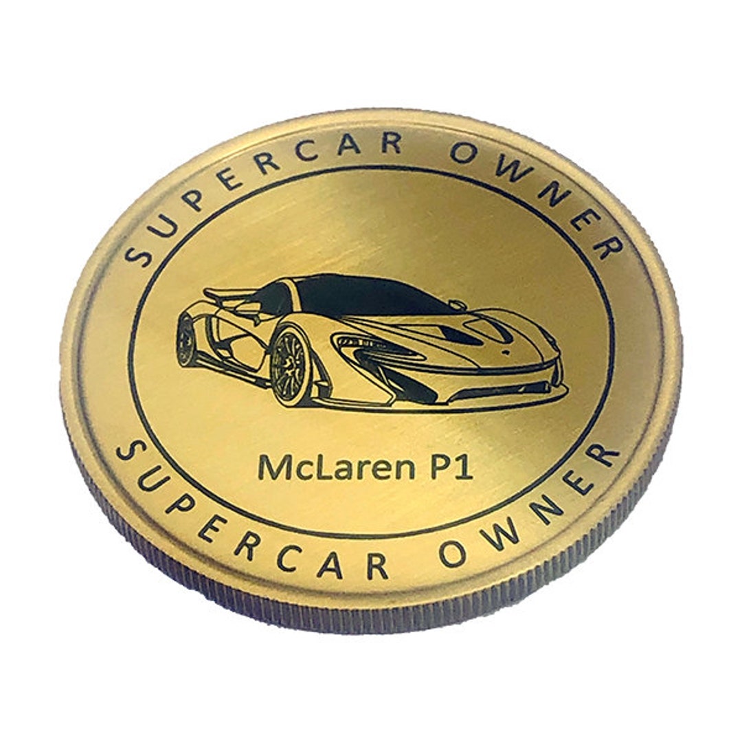 Mclaren P1 Owners Coin Supercar Owners Gift Mclaren Keychain Gift for ...