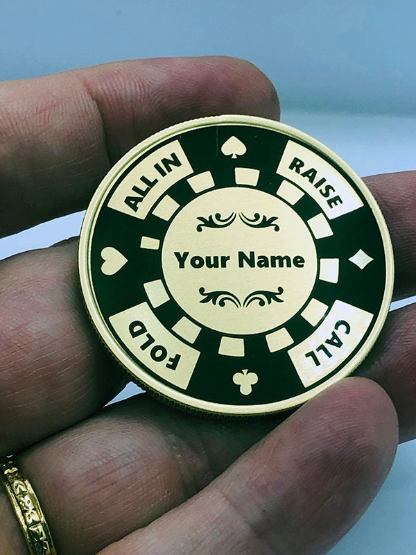 Poker I'm All in Personalized Poker Card Protector Decision Coin Poker ...