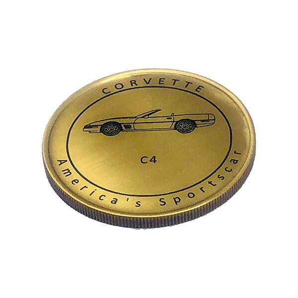C4 Corvette Owners Coin | Corvette Coin |corvette C4 Gift | Corvette ...