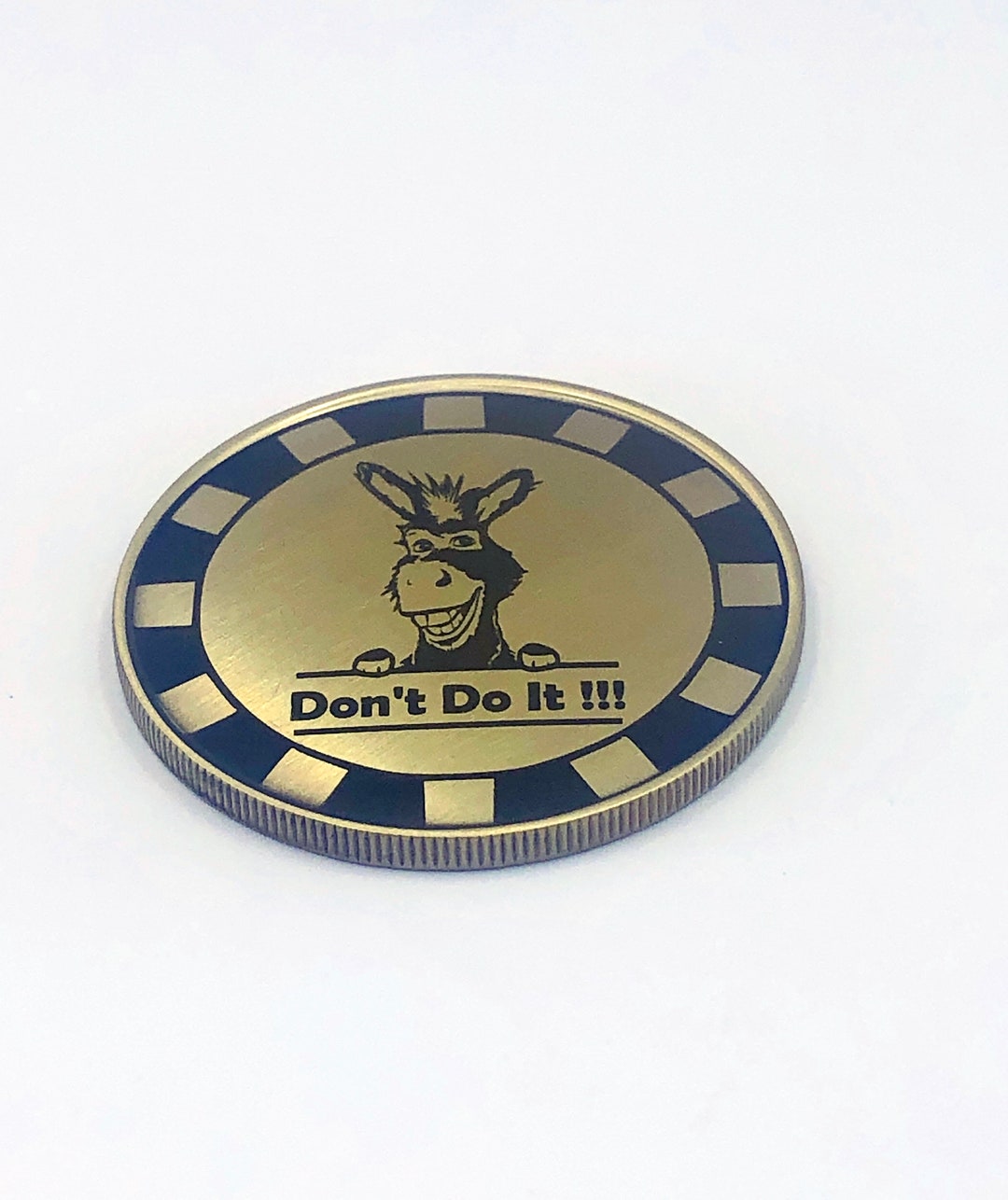 Decision Coin Poker Card Protector Personalized Poker Donkey Poker ...