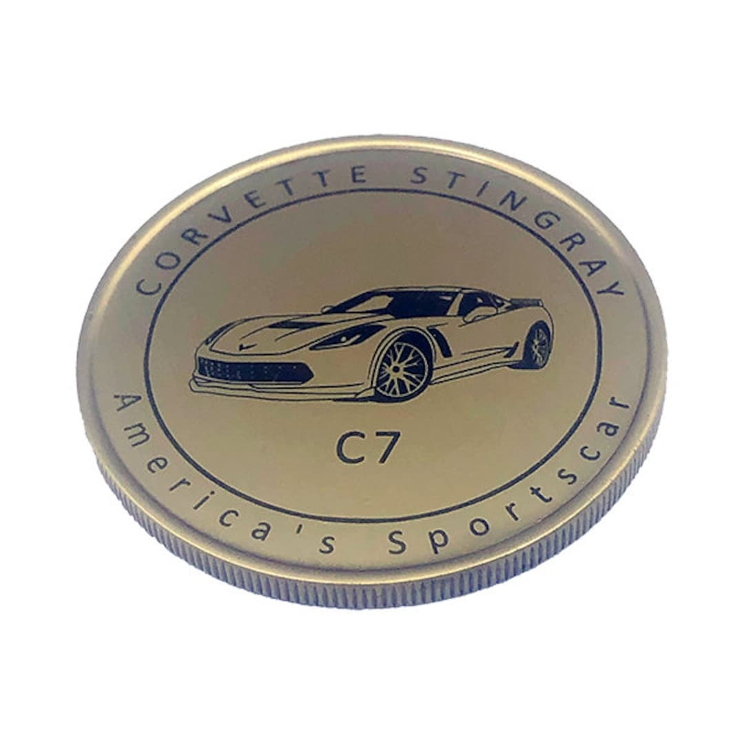 C7 Corvette Owners Brass Coin |corvette Owner Gift | Collectible Brass ...