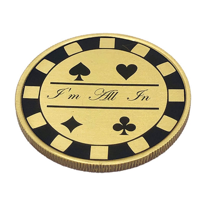 Poker | I'm All in | Personalized Poker Card Protector | Decision Coin ...