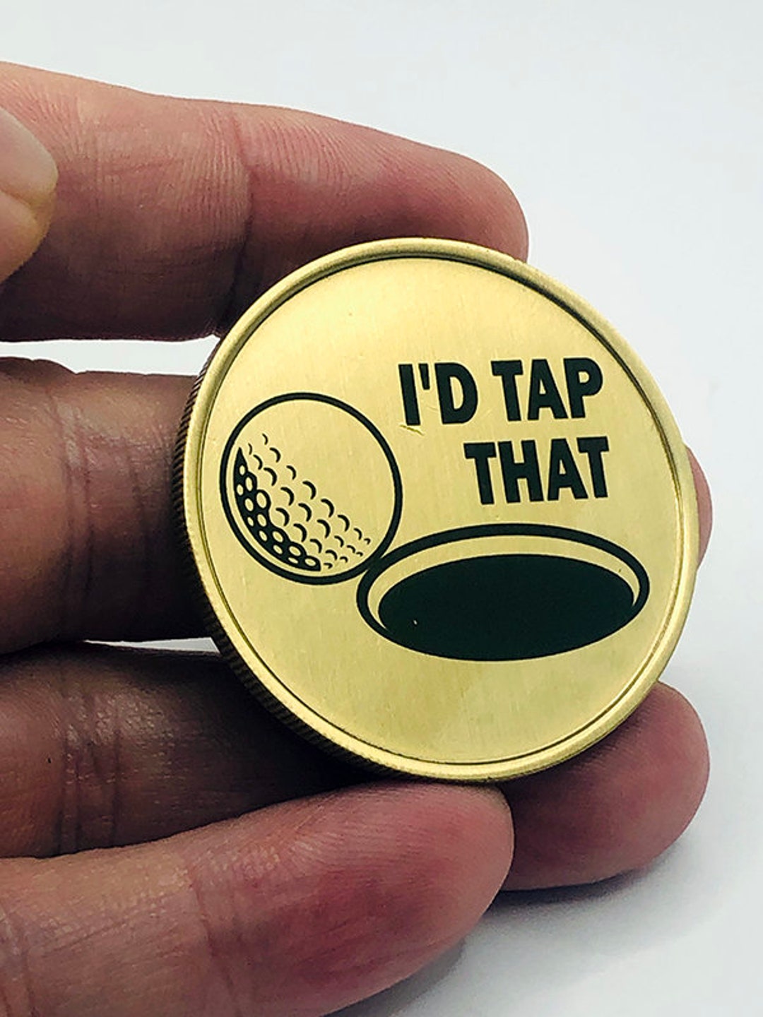 I'd Tap That Golf Ball Marker | Funny Ball Marker | Personalized Ball ...