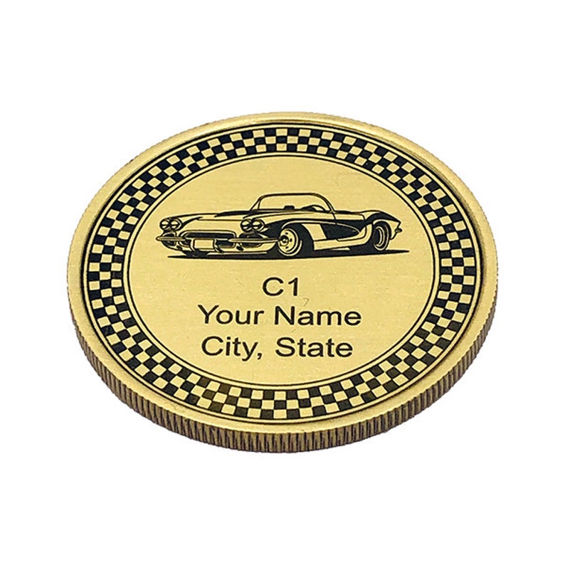 Funny Corvette Owners Coin Oh You Drive a Corvette Corvette Gift ...