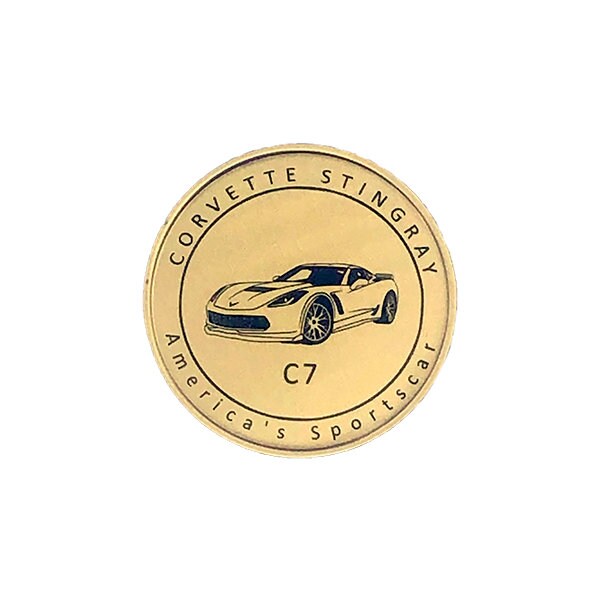 C7 Corvette Owners Brass Coin |corvette Owner Gift | Collectible Brass ...