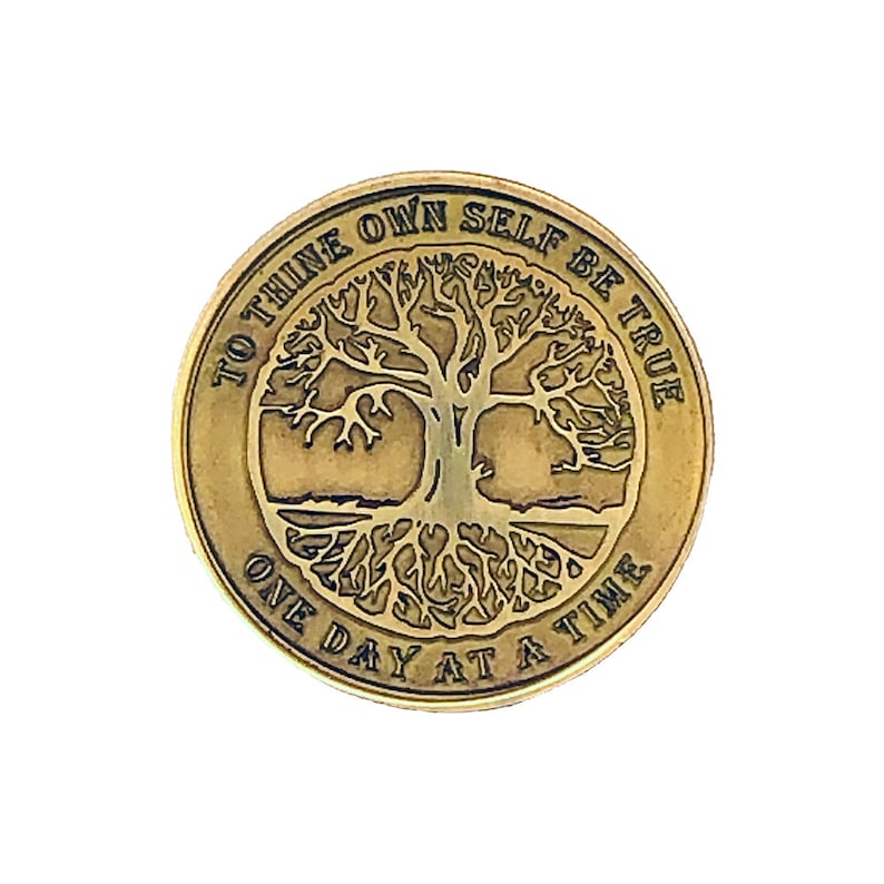 Sobriety Gift | Sobriety Coin | Sobriety | AA | One Day at a Time ...