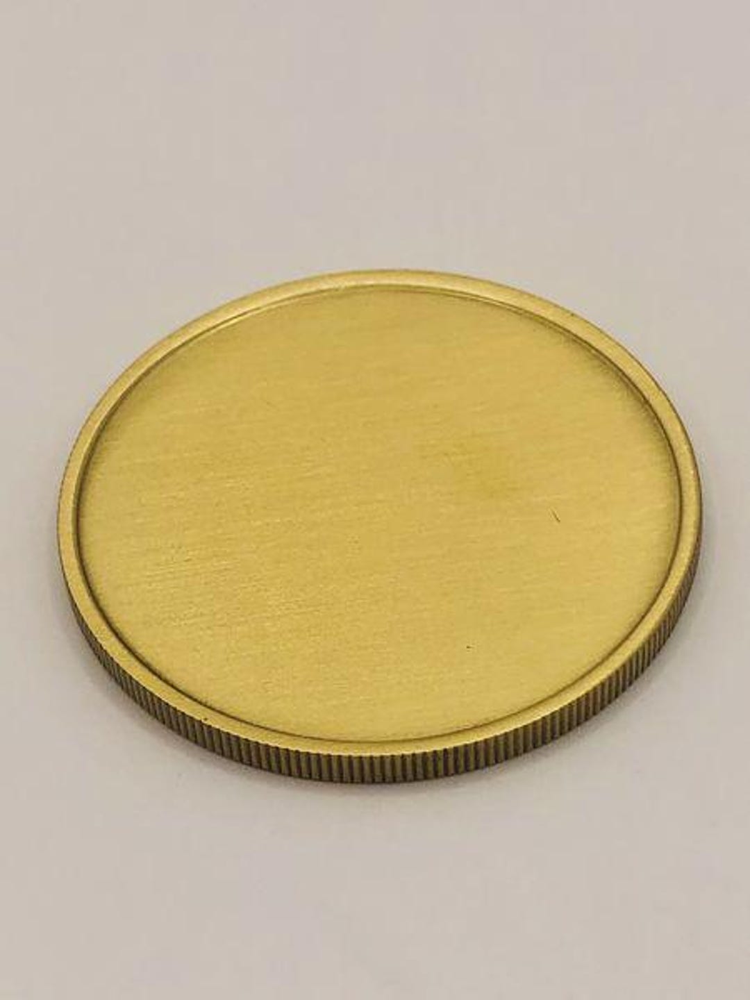 40MM Solid Brass Coin Blanks for Lasering or Stamping - 10pcs - Etsy