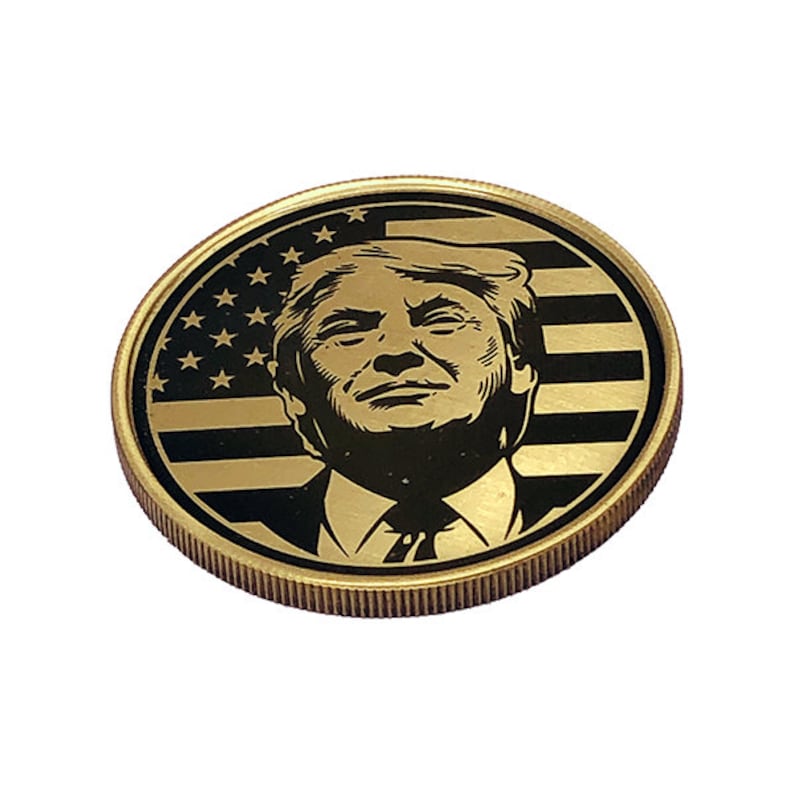 Trump 2024 Donald Trump Gift Custom Engraved Coin Trump - Etsy