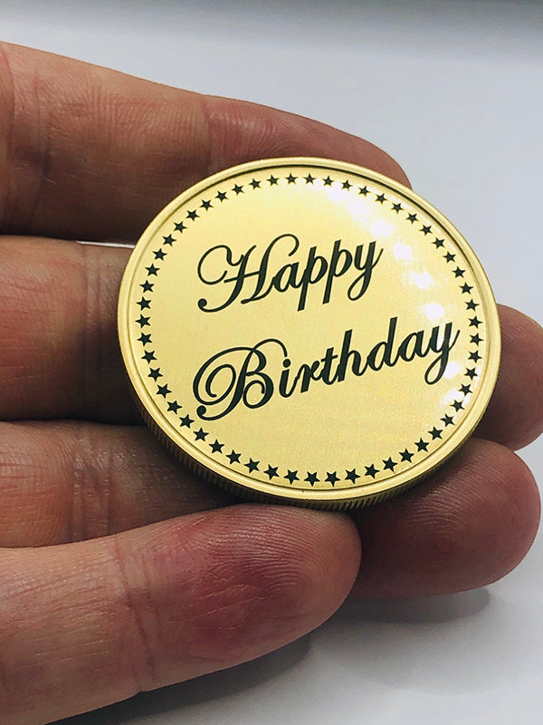 Personalized Happy Birthday Coin | Personalized Keychain | Personalized ...