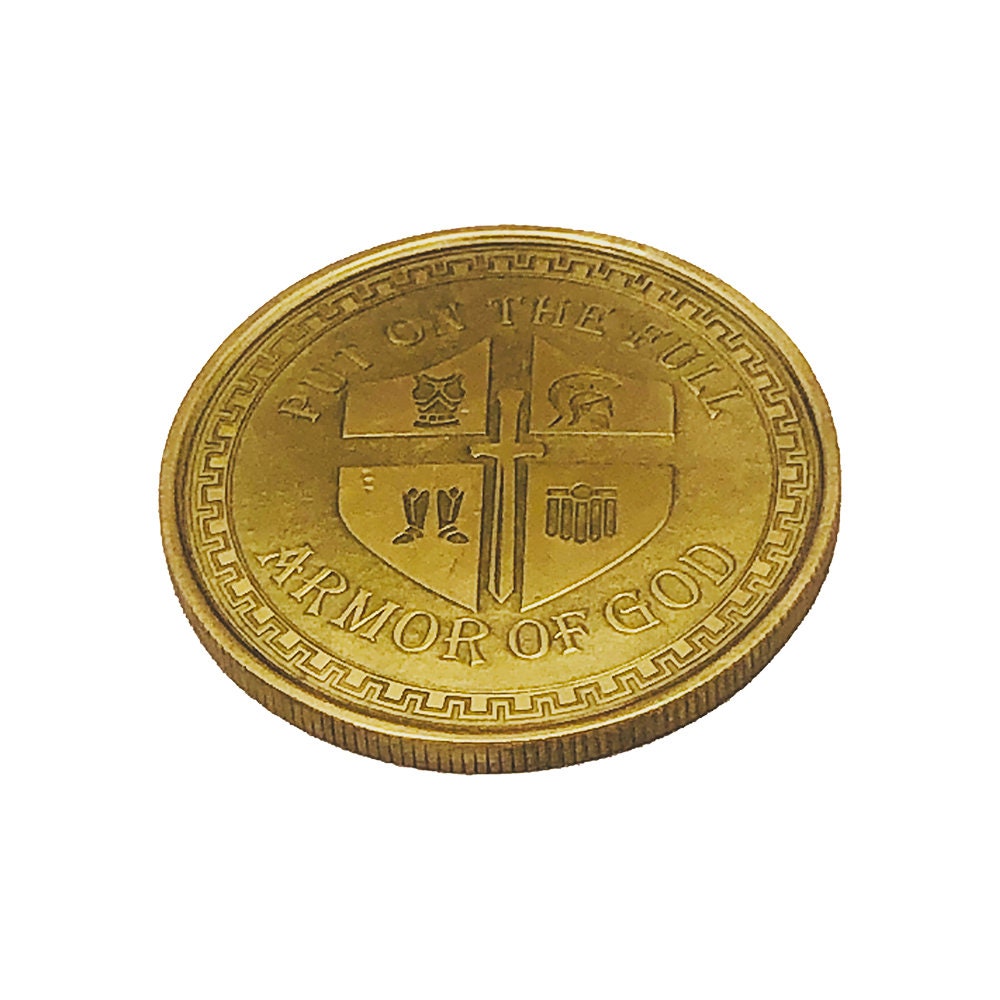 Armor of God Coin | Prayer Coin | Challenge Coin | Armor of God ...