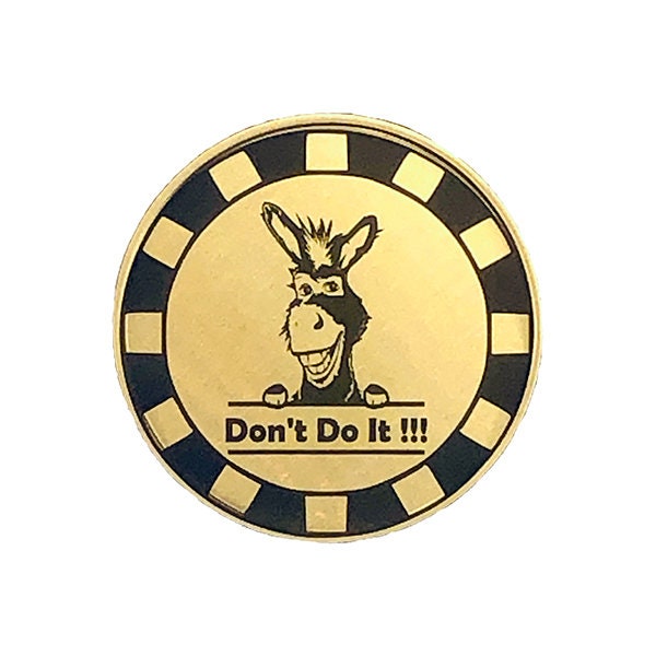 Decision Coin | Poker Card Protector Personalized | Poker Donkey ...