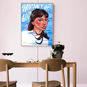 Woman of God Printable Wall Art Christian Digital Print Bible Scripture ...